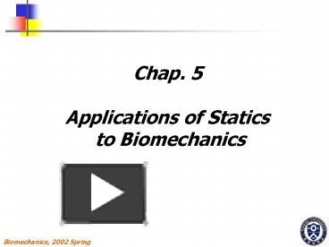 PPT – Chap. 5 PowerPoint presentation | free to view - id: abd3c-ODE5Y