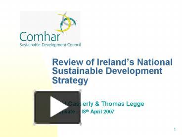 PPT – Review of Ireland PowerPoint presentation | free to view - id ...