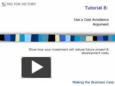 Use a Cost Avoidance presentation | free to view