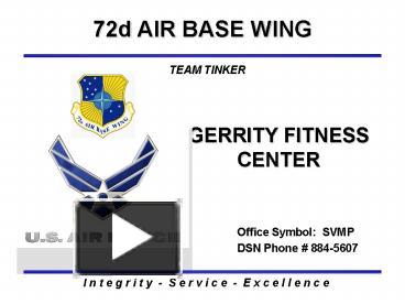 PPT – GERRITY FITNESS CENTER PowerPoint presentation | free to view ...