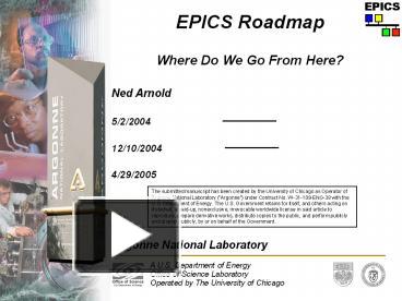EPICS Roadmap Where Do We Go From Here? presentation | free to view