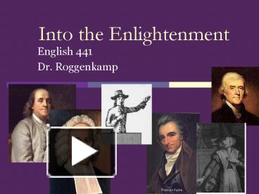 PPT – Into the Enlightenment PowerPoint presentation | free to view ...