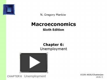Mankiw 6e PowerPoints presentation | free to view