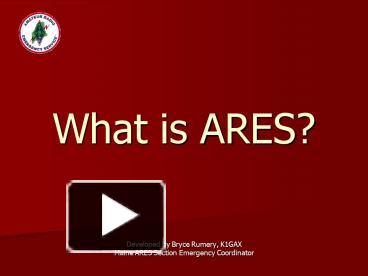 What is ARES presentation | free to view