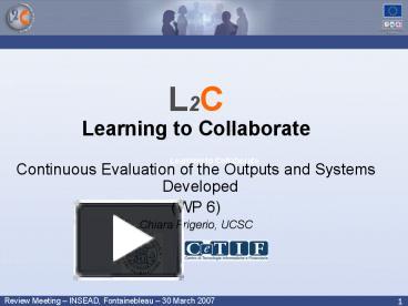 L2C presentation | free to view