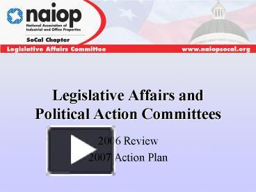 Legislative Affairs and Political Action Committees presentation | free ...
