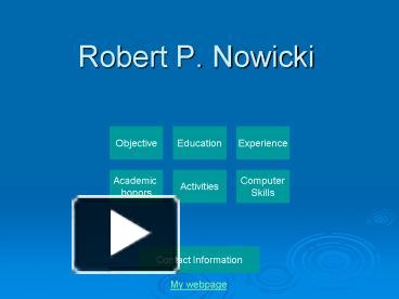 Robert P. Nowicki presentation | free to view
