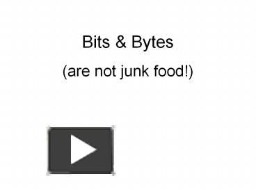 Bits presentation | free to download