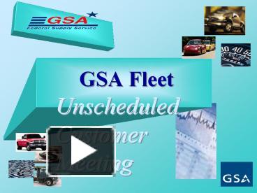 GSA Fleet presentation | free to view