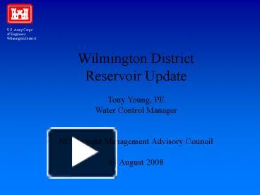 PPT – B. Everett Jordan Lake and Dam PowerPoint presentation | free to ...