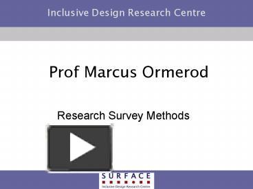 PPT – Prof Marcus Ormerod PowerPoint presentation | free to view - id ...