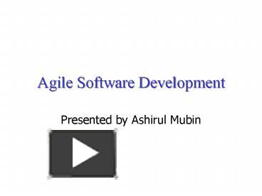 PPT – Agile Software Development PowerPoint presentation | free to view ...