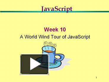 PPT – Week 10 PowerPoint presentation | free to download - id: b0e2f-ODQ3Y