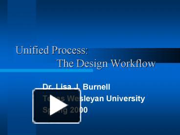 PPT – Unified Process: The Design Workflow PowerPoint presentation ...