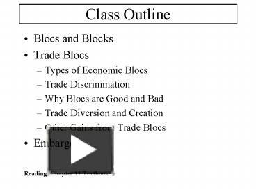 PPT – Class Outline PowerPoint presentation | free to view - id: b0f18 ...