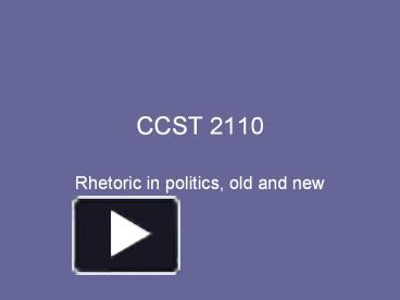 PPT – CCST 2110 PowerPoint presentation | free to view - id: b18e7-MTZkZ