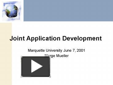 PPT – Joint Application Development PowerPoint presentation | free to ...