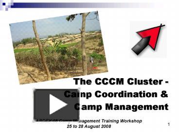 The CCCM Cluster presentation | free to view