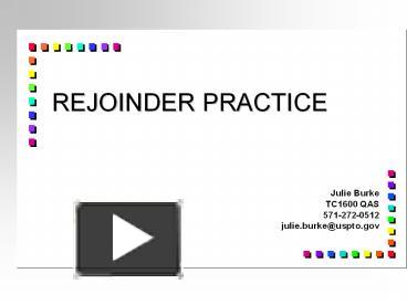 REJOINDER PRACTICE presentation | free to download