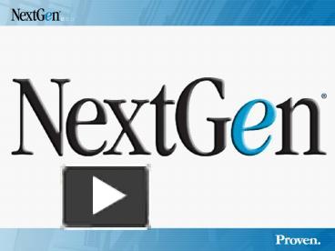 PPT – About NextGen Healthcare PowerPoint presentation | free to view ...