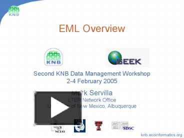 EML Overview presentation | free to view
