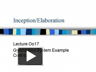 PPT – InceptionElaboration PowerPoint presentation | free to view - id ...
