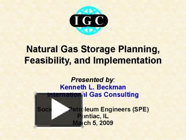 Kenneth L. Beckman presentation | free to view