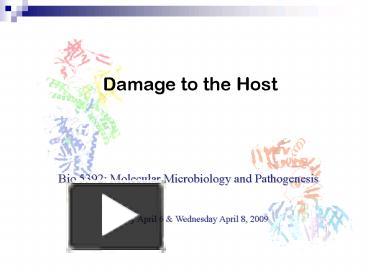 Damage to the Host presentation | free to view