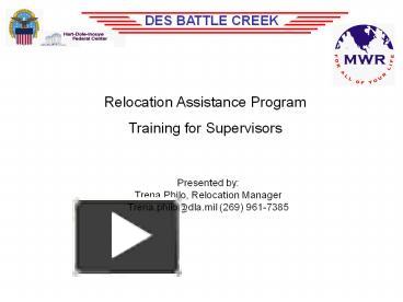 PPT – Relocation Assistance Program PowerPoint presentation | free to ...