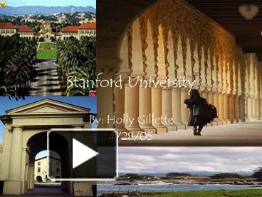 Stanford University presentation | free to view