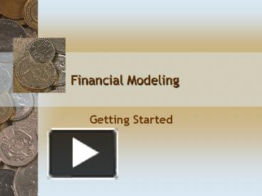 Financial Modeling presentation | free to view