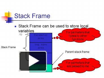 Stack Frame presentation | free to view