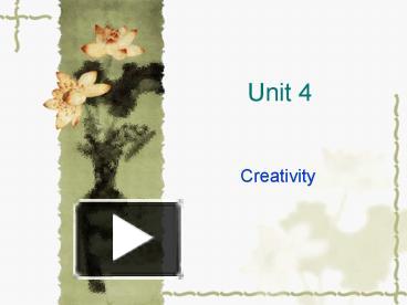 PPT – Unit 4 PowerPoint presentation | free to view - id: b4c8-MmYyZ