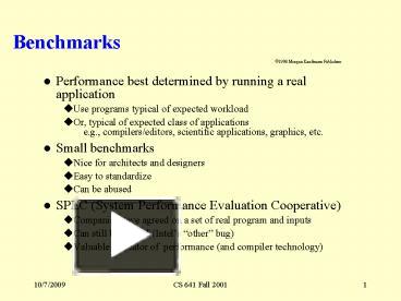 PPT – Benchmarks PowerPoint presentation | free to download - id: b5b10 ...
