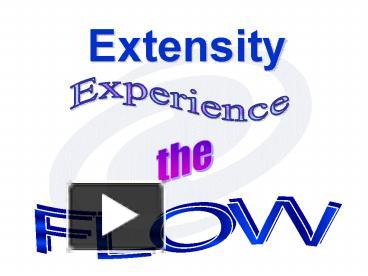 Extensity presentation | free to view