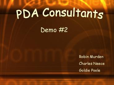 PPT – Demo PowerPoint presentation | free to view - id: b5e35-ZDc1Z