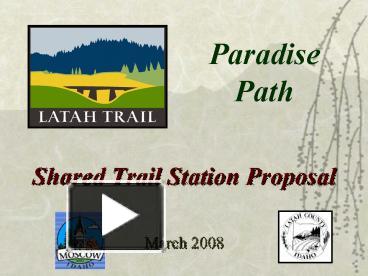 Shared Trail Station Proposal presentation | free to view