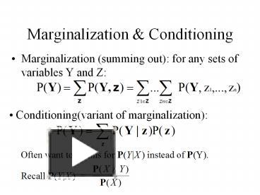Marginalization presentation | free to download