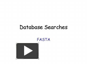 PPT – Database Searches PowerPoint presentation | free to view - id ...
