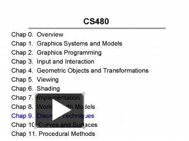 CS480 presentation | free to view