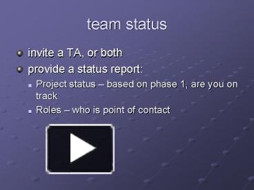 team status presentation | free to view