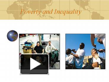 PPT – Poverty and Inequality PowerPoint presentation | free to view ...