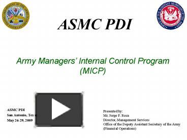 PPT – ASMC PDI PowerPoint presentation | free to view - id: b9d7f-ZDc1Z