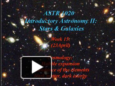 PPT – ASTR 1120 General Astronomy: Stars PowerPoint presentation | free ...