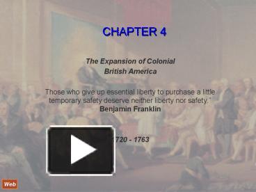 The Expansion of Colonial presentation | free to view