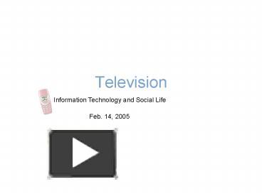 Television presentation | free to download