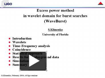 PPT – Excess power method PowerPoint presentation | free to download ...