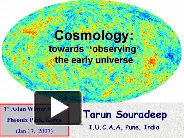 Tarun Souradeep presentation | free to view