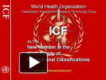 ICF presentation | free to view