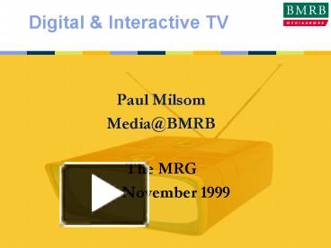 PPT – Paul Milsom PowerPoint presentation | free to view - id: be16b-ZDc1Z